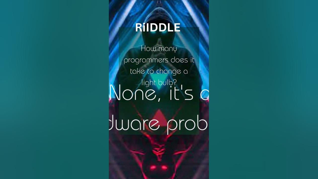 Programming Riddle Funny Youtube