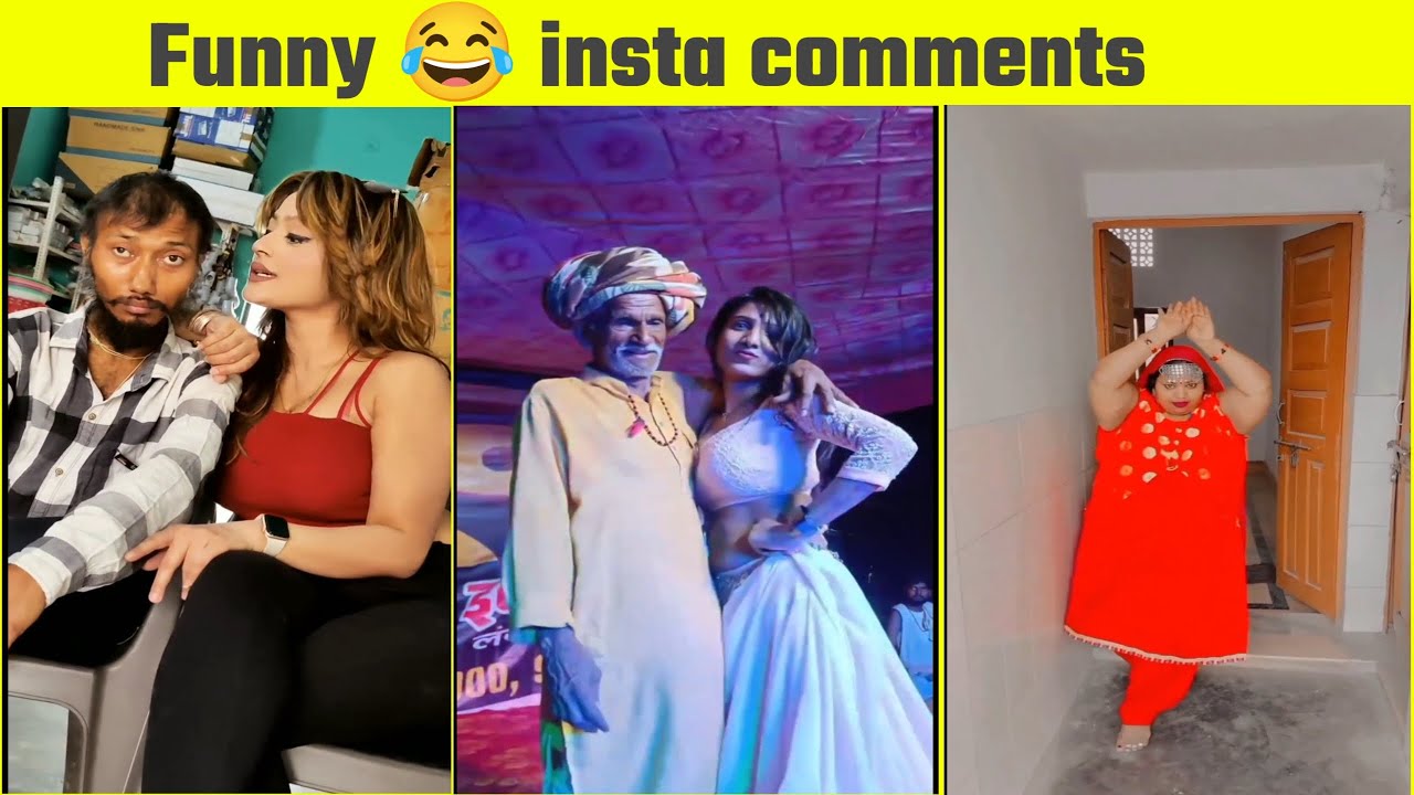 Funny Comments On Instagram Reels 😁🤣 pt-3 | Funny Reel | Comedy videos| - YouTube
