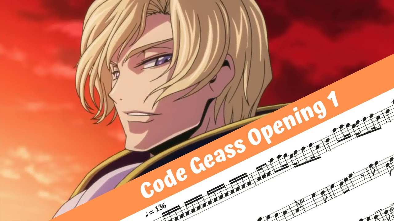 Code Geass Opening 1 (Flute) - YouTube