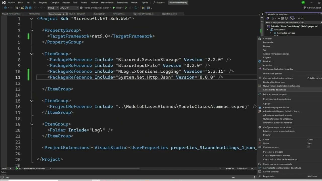 Aprende a crear aplicaciones: Blazor + .Net + SQL Server.Actualización .net 9 - YouTube
