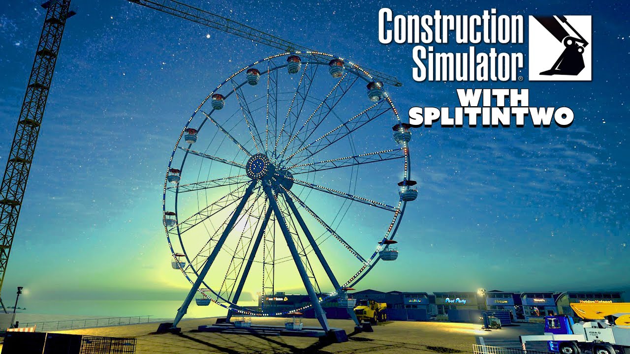 CONSTRUCTION SIMULATOR 2022 | FERRIS WHEEL CONTRACT | PC - YouTube