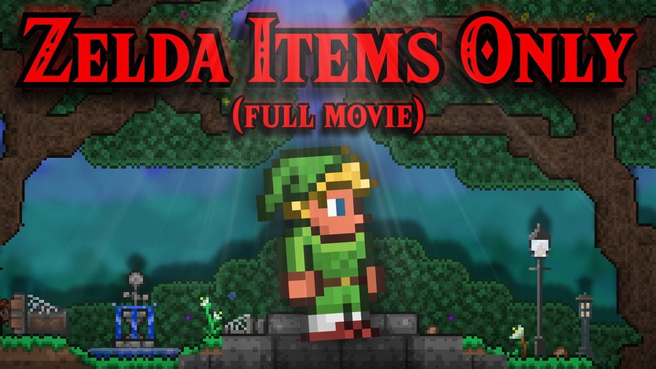 Master Mode Terraria… But I Can Only Use ZELDA Items! [Full Movie ...