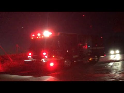 Cal Fire/Placer County Fire Department Engine 100 Responding Code 3 ...