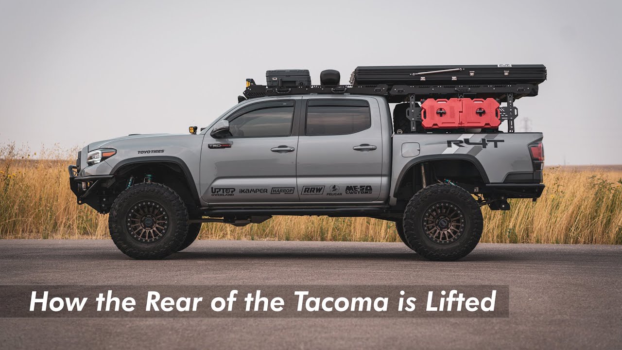 How the Rear of the Tacoma is Lifted - Different Leaf Options - YouTube