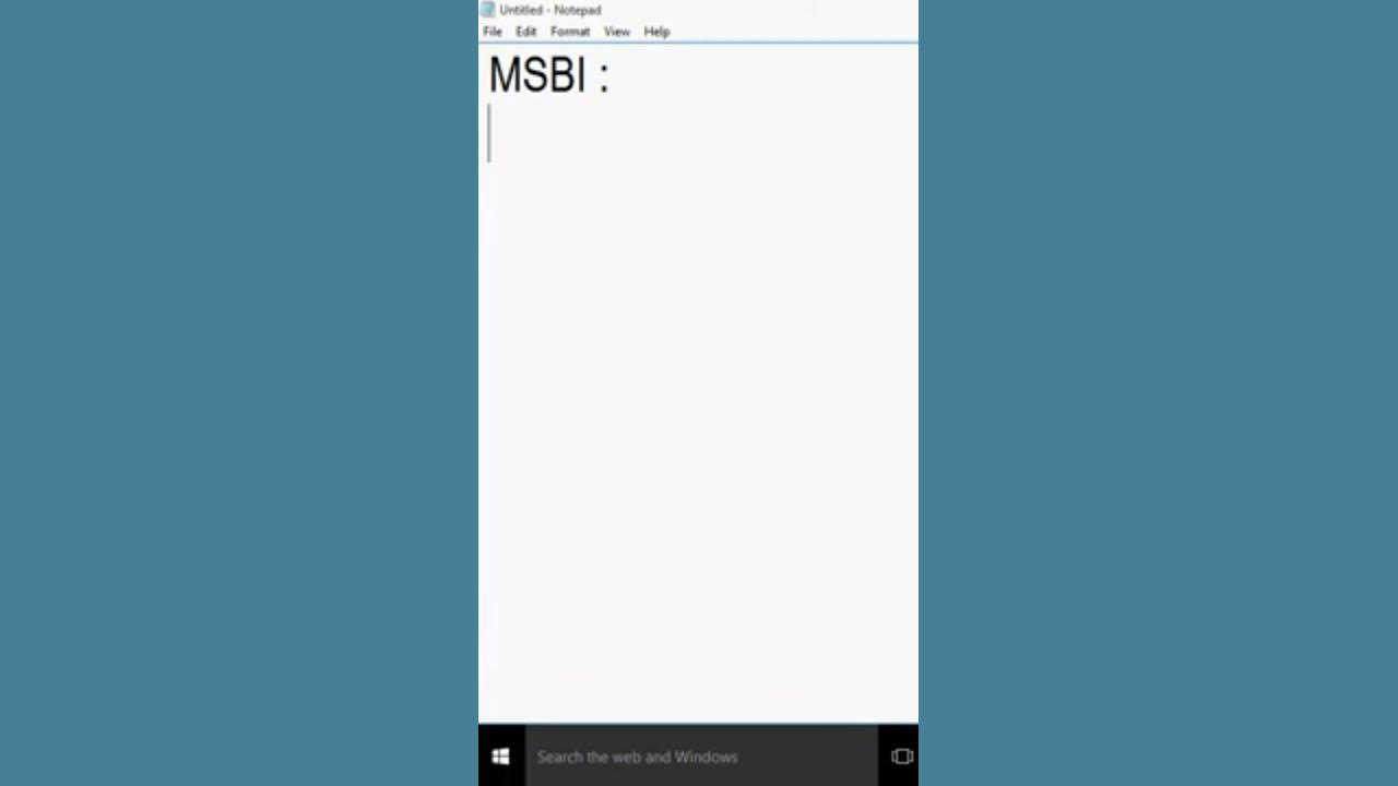 Msbi Sql Sqliseasy Youtube