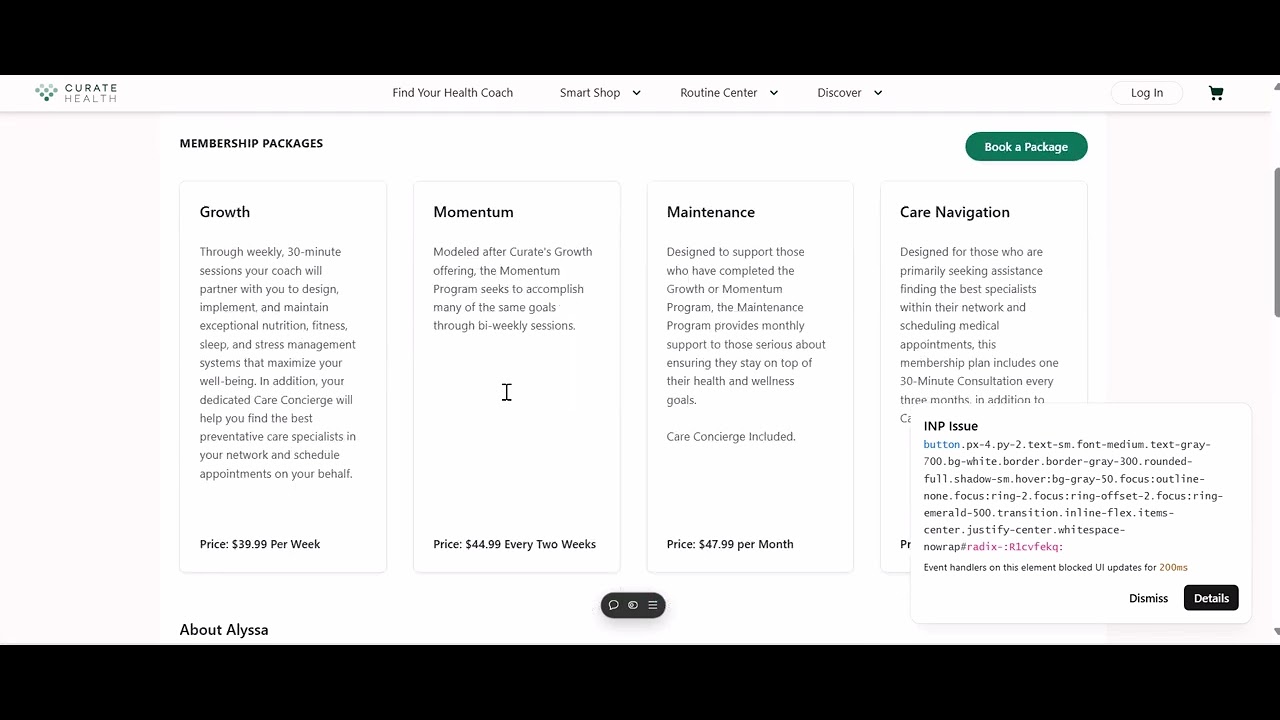 Curate Health Demo - YouTube