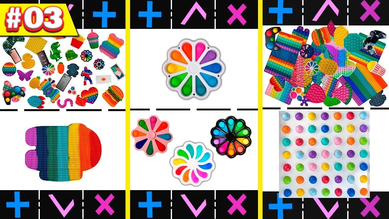 FIDGET TOY TRADING COMPILATION ON A GIANT FIDGET BOARD #3 - YouTube