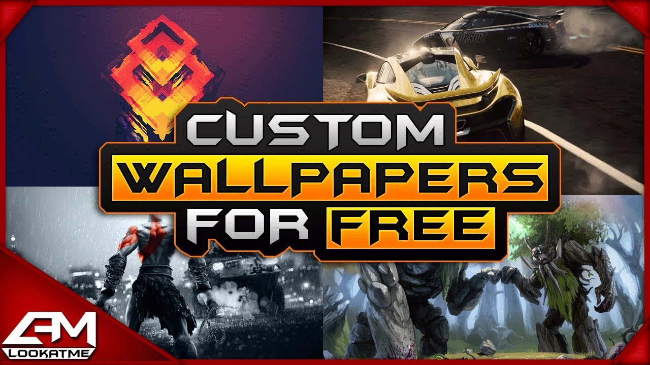 HOW TO GET CUSTOM PS4 WALLPAPERS FOR FREE - YouTube