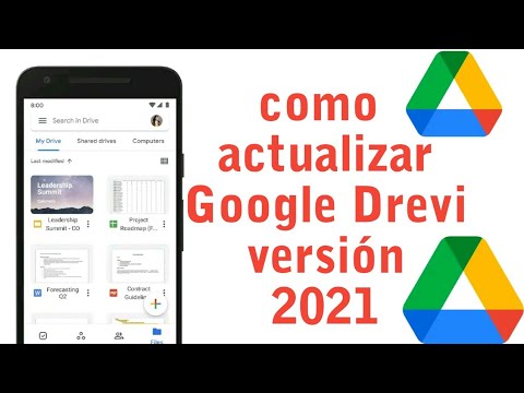 cómo actualizar Google drive versión 2021 - YouTube