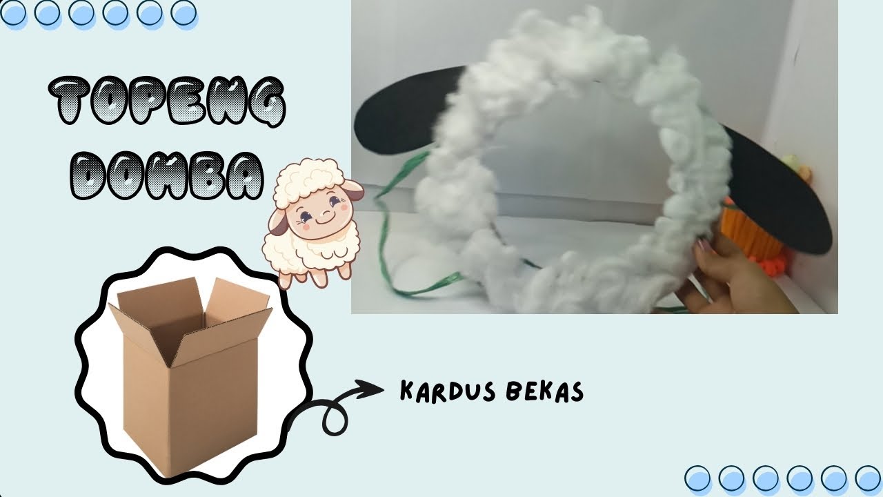 DIY Topeng Domba dari Kardus Bekas || Ide Kerajinan dari Kardus - YouTube