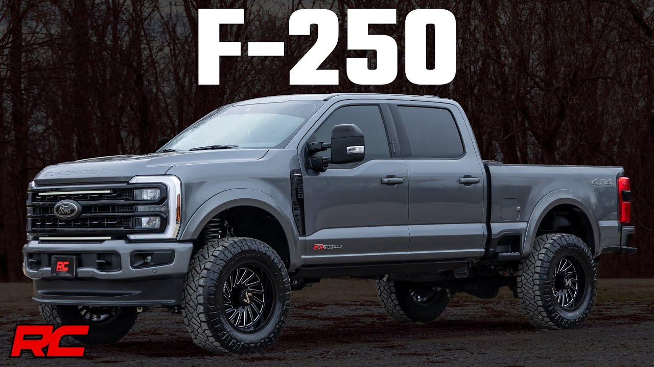 2024 Ford F 250 Build Lift Wheels Flares Power Running Boards And