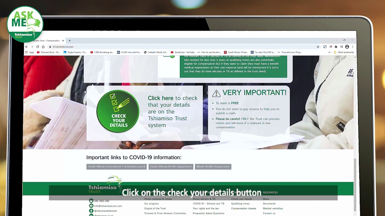 How to check your details - English - YouTube