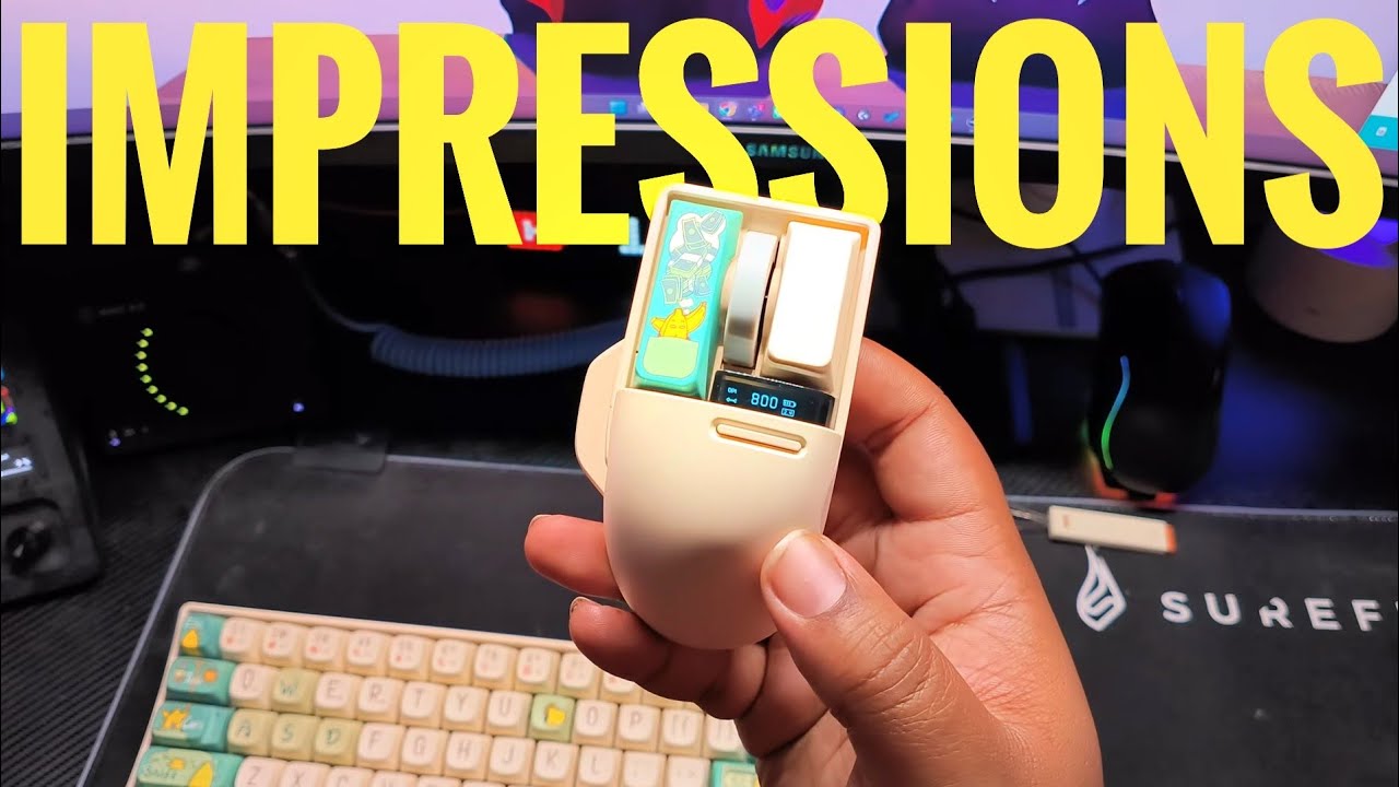LOFREE TOUCH PBT Mouse | It's Got Hot Swappable Buttons - YouTube