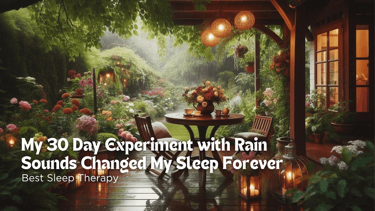 My 30 Day Experiment with Rain Sounds Changed My Sleep Forever - YouTube