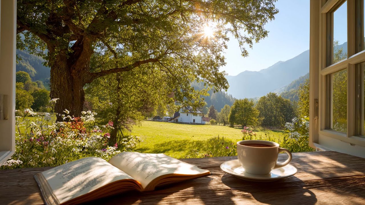 Spring Countryside Bliss Through the Window🌿 Bird & ASRM Nature – A ...