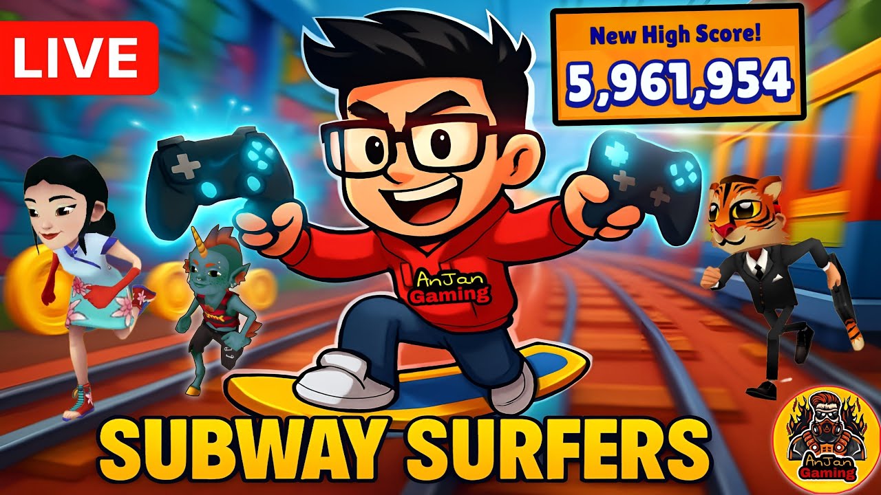 🔴LIVE 7,600,000+ Score | Subway Surfers Crazy Gameplay Madness 🚗💥 ...