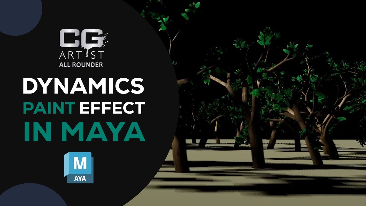 Maya Dynamics : PAINT EFFECT IN MAYA | CLASS 1 - YouTube