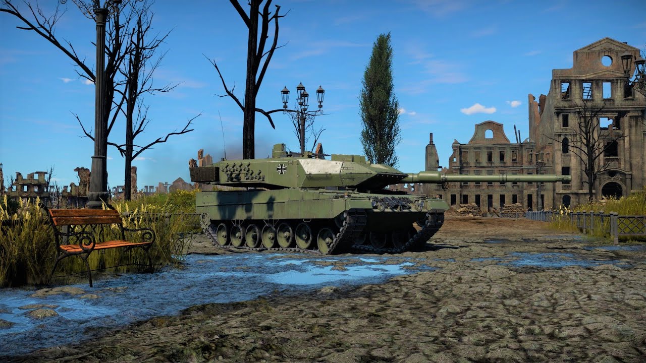 Spading Leopard 2A6 (6) - Leopard 2A6 & 2A5 Gameplay || War Thunder ...