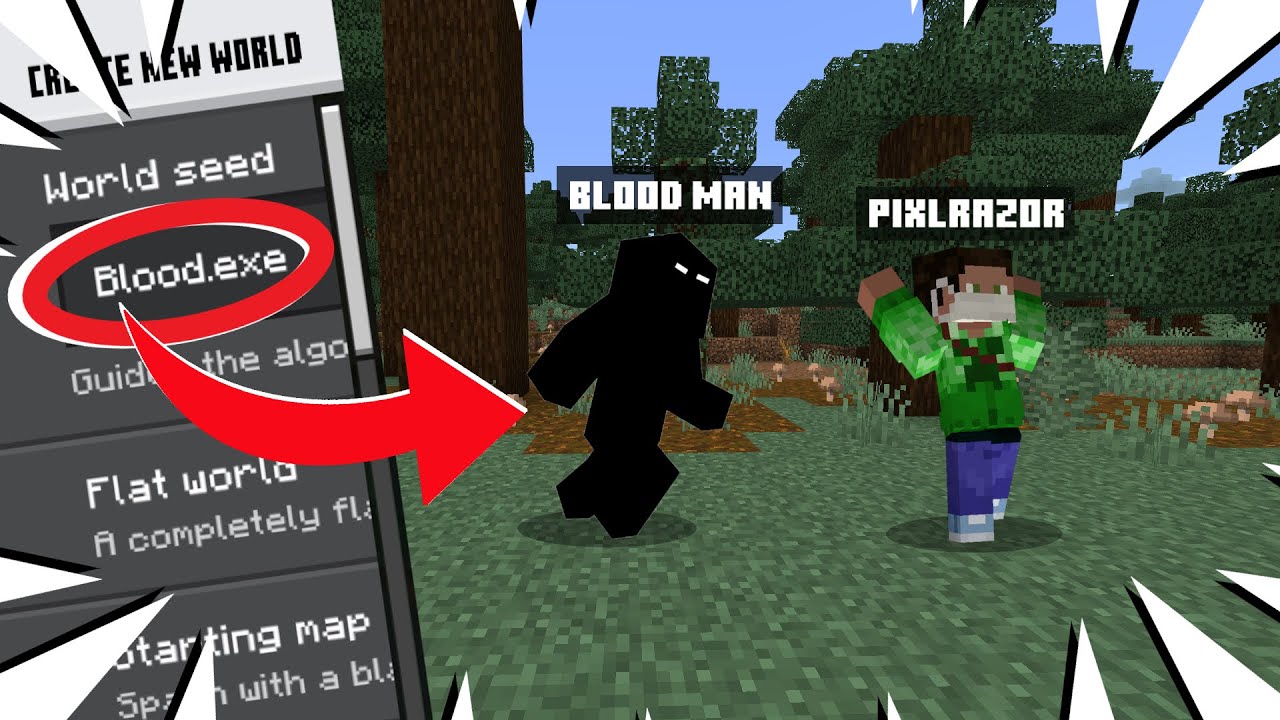 Do NOT Use The Blood.exe Seed in Minecraft - YouTube