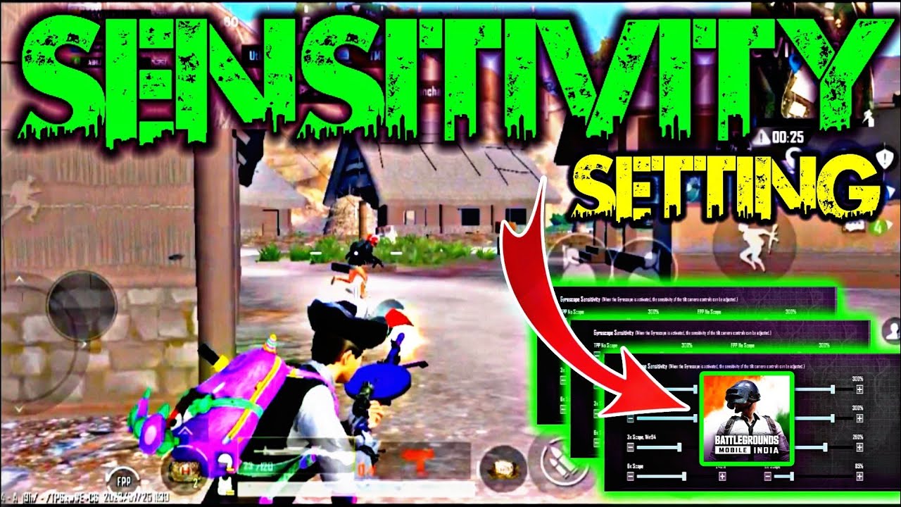 BGMI SENSITIVITY SETTING // BGMI new update best sensitivity settings ...