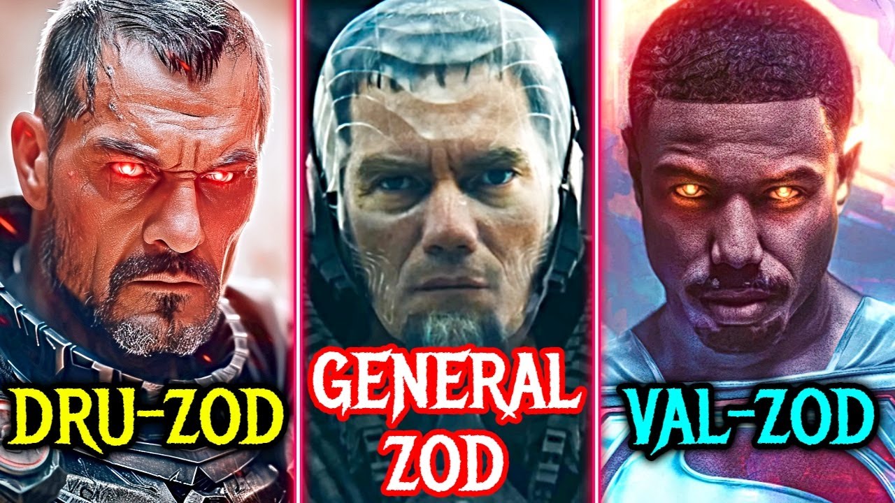 17 (Every) Dominating General Zod Alternate Versions - Explored - YouTube