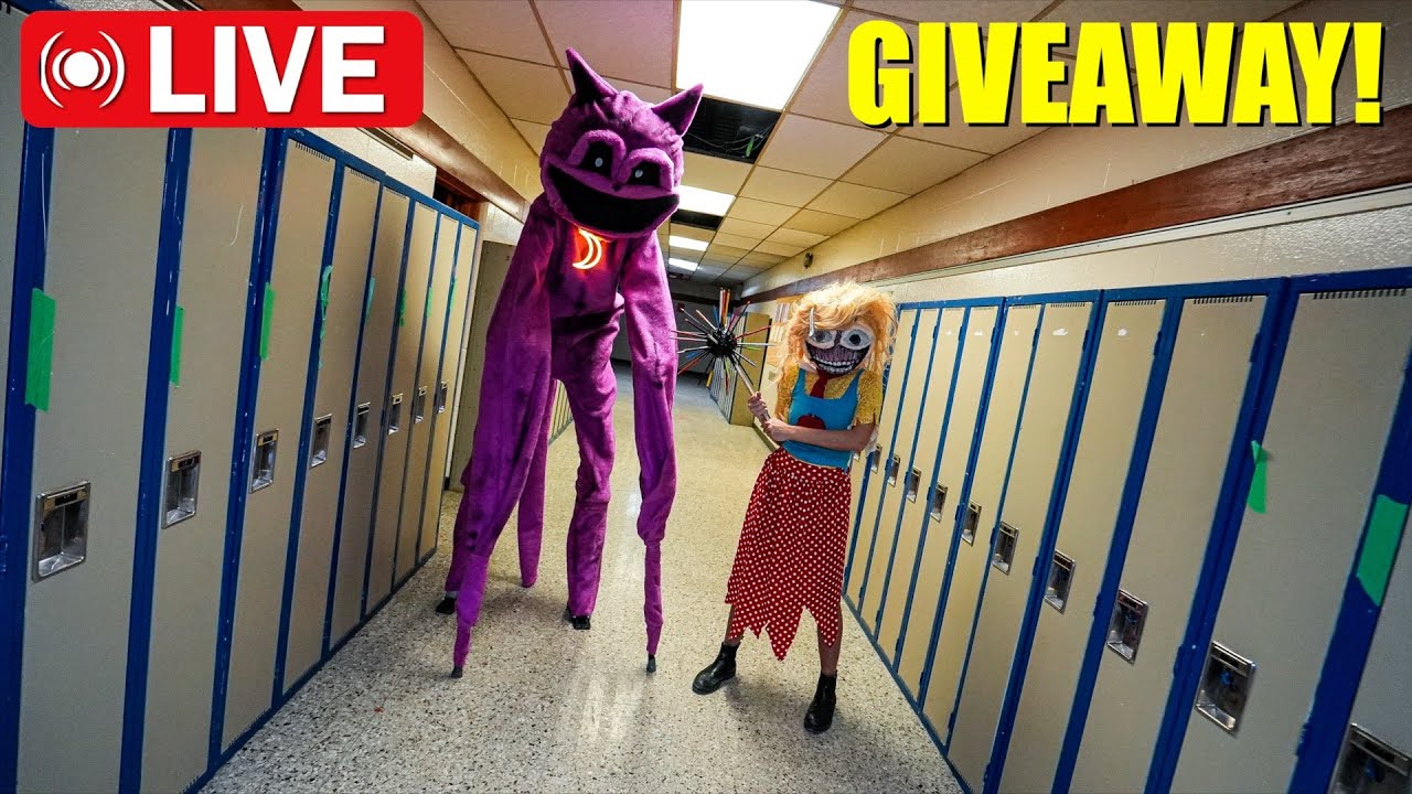 GIVEAWAY LIVESTREAM WITH CATNAP X MISS DELIGHT! - YouTube