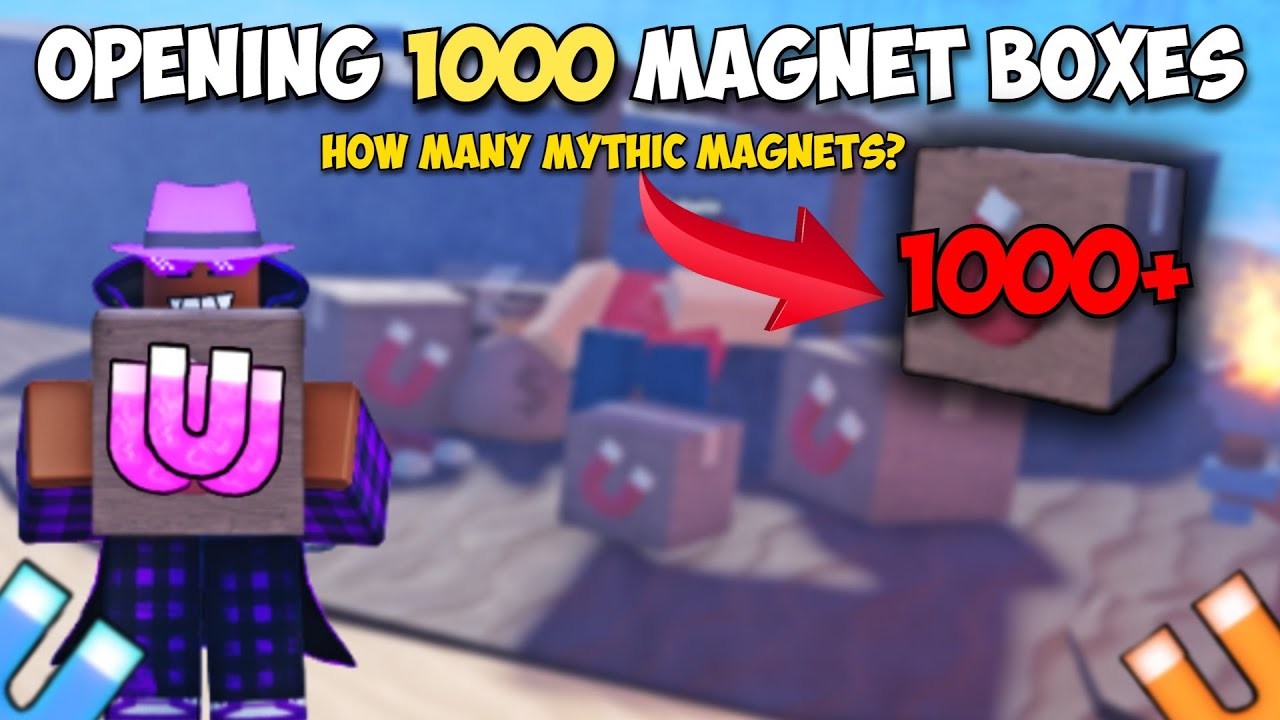 Opening 1000 MAGNET BOXES in DIG IT Roblox - YouTube