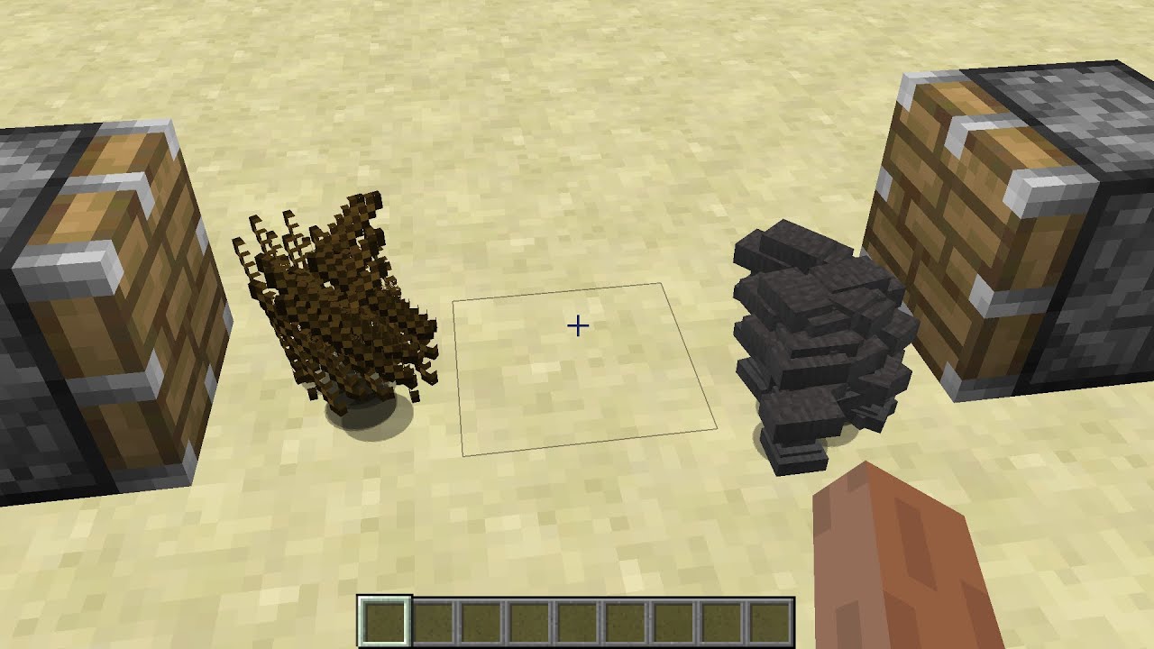 how to make hulk hammer in minecraft - YouTube