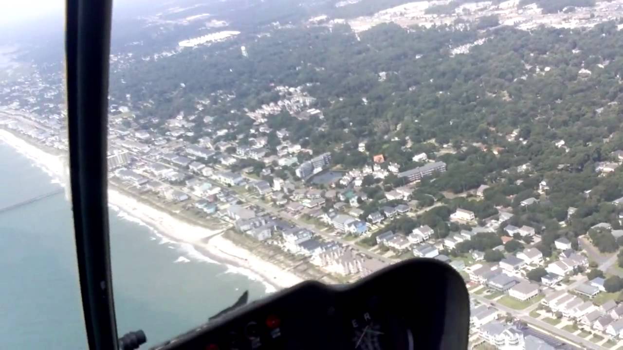 Myrtle Beach, Helicopter Ride over Myrtle Beach - YouTube