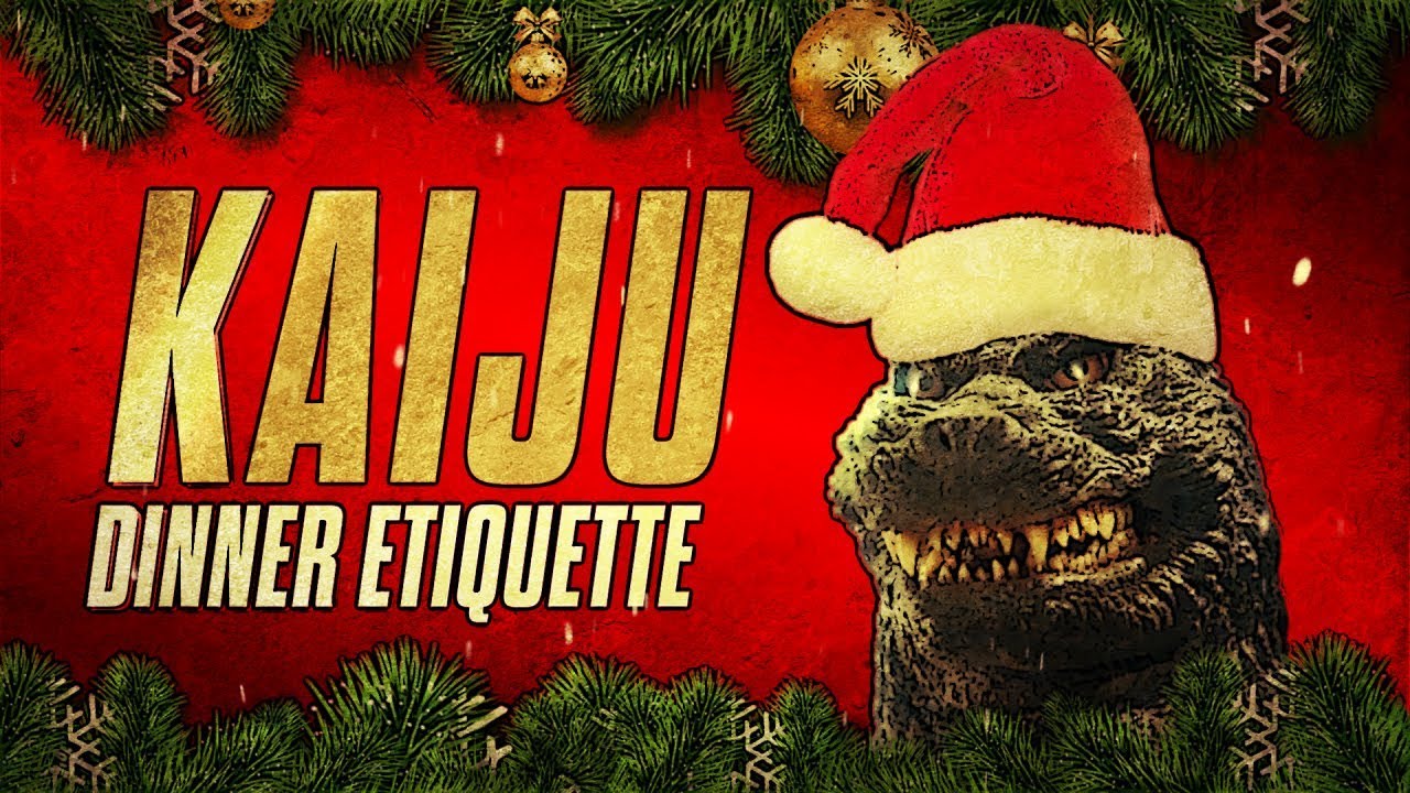 Godzilla teaches you to dine with class | Kaiju Dinner Etiquette - YouTube