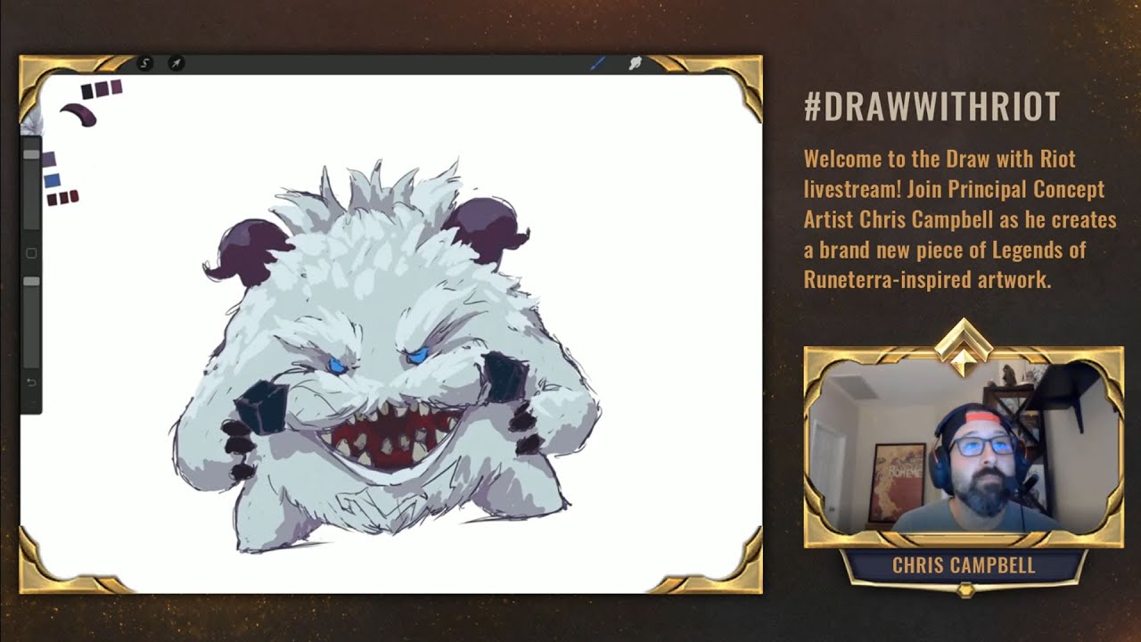 Draw With Riot - Legends of Runeterra Art Stream - YouTube