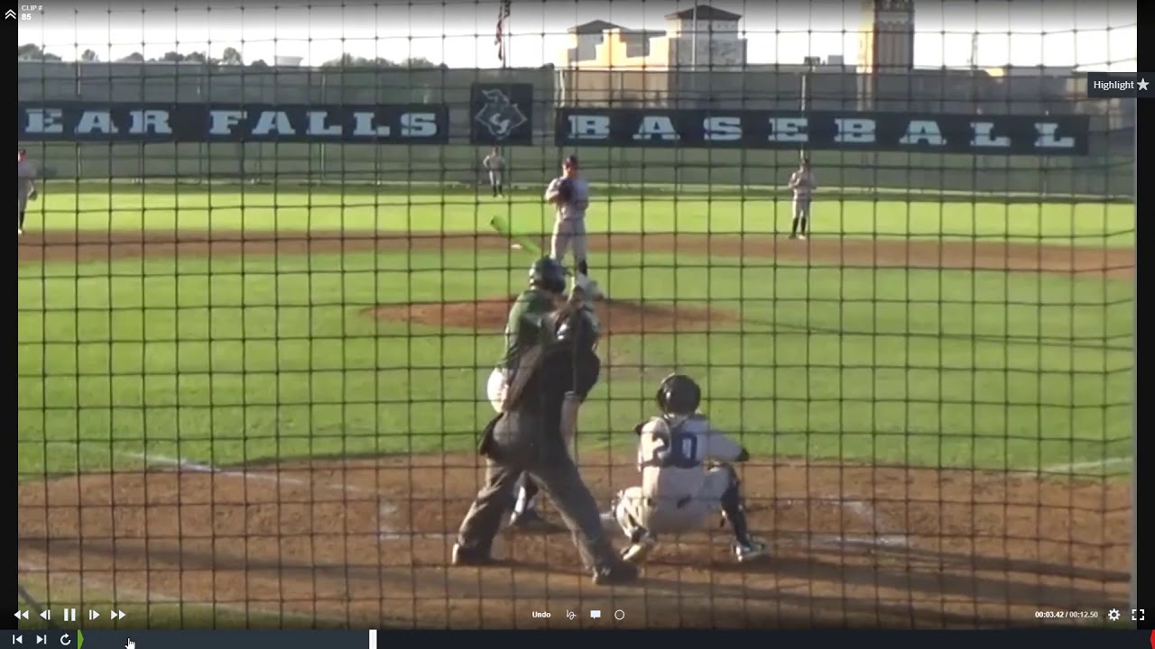 Devin McComas (fr) Varsity pitcher vs Clear Falls 4/19/19 - YouTube