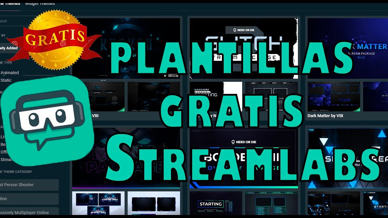 Plantillas GRATIS 🆓 Streamlabs (#6 Streaming paso a paso) - YouTube