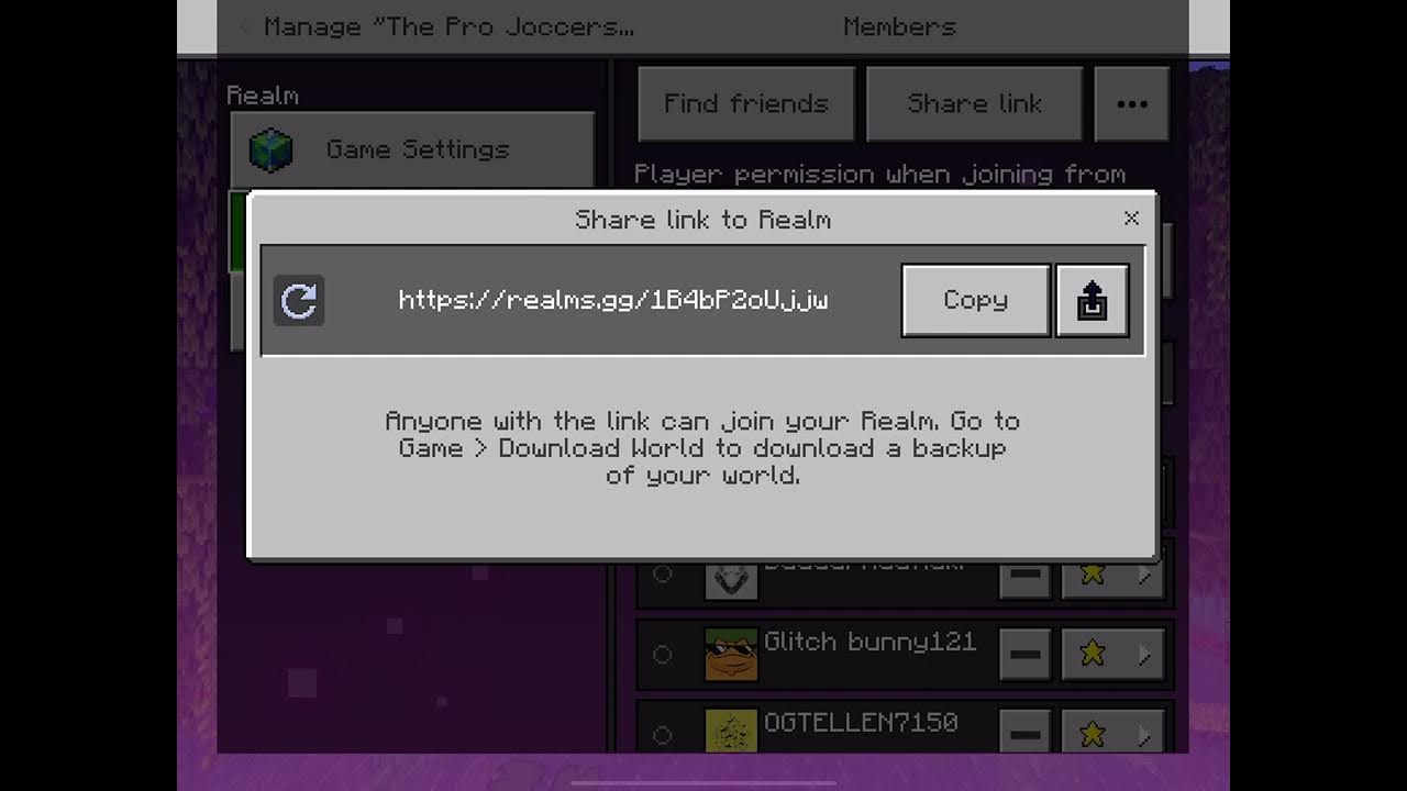 Minecraft Bedrock Realm Code For 1.20/1.20.10 #minecraft #mcpe # ...