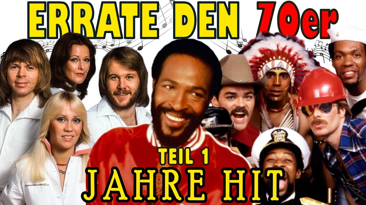 70er Songs Erraten - Musik Quiz Teil 1 von 3 - YouTube