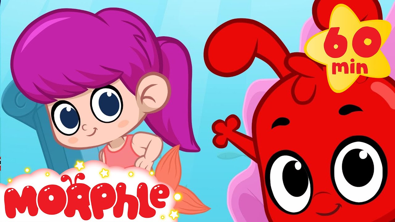 Mermaid Girl Meets Morphle and Mila! +1 hour funny Morphle kids videos ...