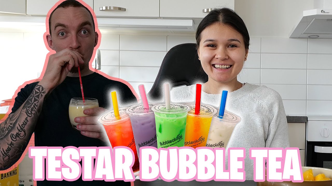 VI GÖR EGEN BUBBLE TEA! - YouTube