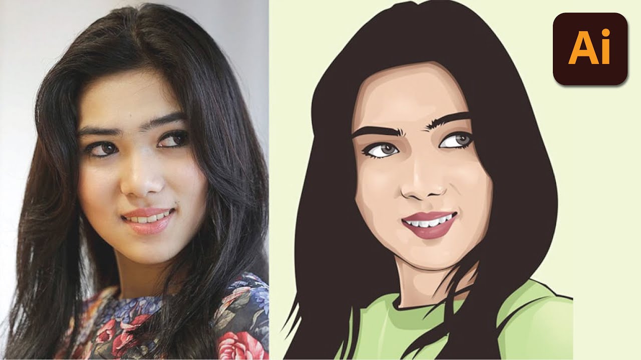 How to any Object and Logo Vector Tracing in Adobe Illustrator CC - YouTube