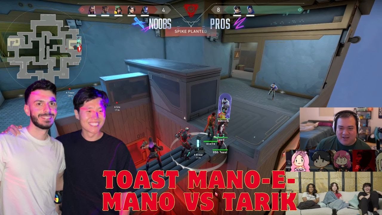 Toast Mano e Mano vs Tarik OTV Pros Vs Noobs Yvonnie & BrookeAb Living ...