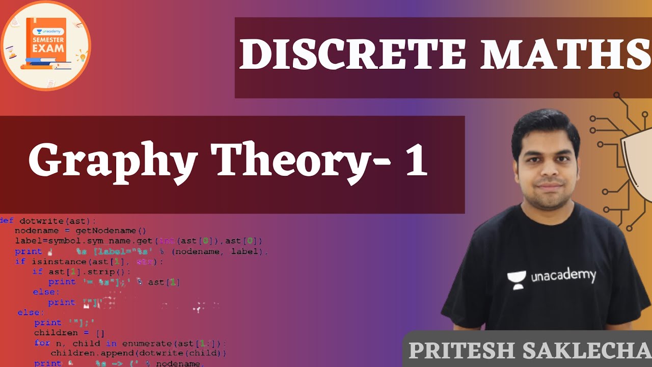 Graph Theory-1 | Discrete Maths | CSE/GATE | Pritesh Saklecha - YouTube