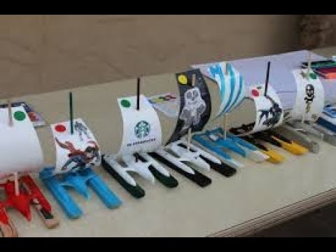 Cub Scouts Rain Gutter Regatta - YouTube