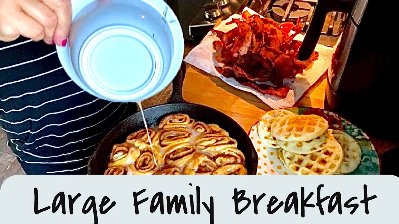 *PEACEFUL* LARGE FAMILY BREAKFAST | Family of 12 | Day in the Life ...