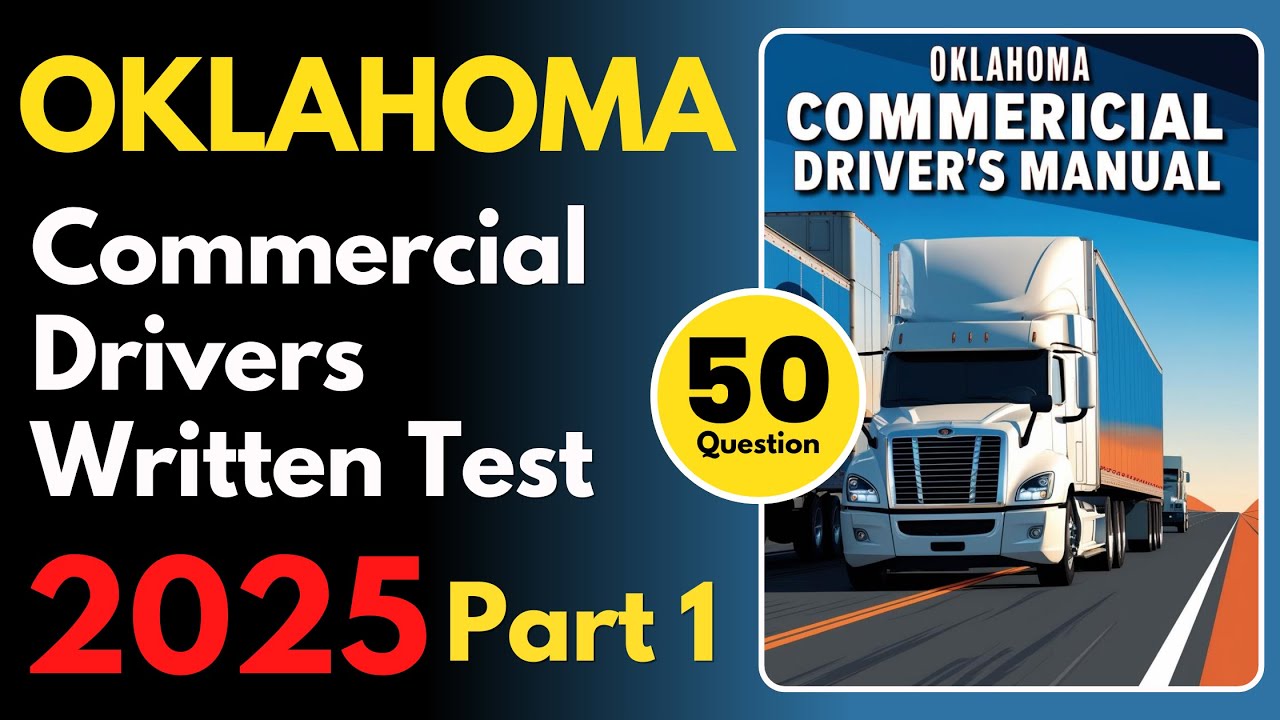 Oklahoma Commercial Drivers Written Practice Test | Part 1 | CDL ...
