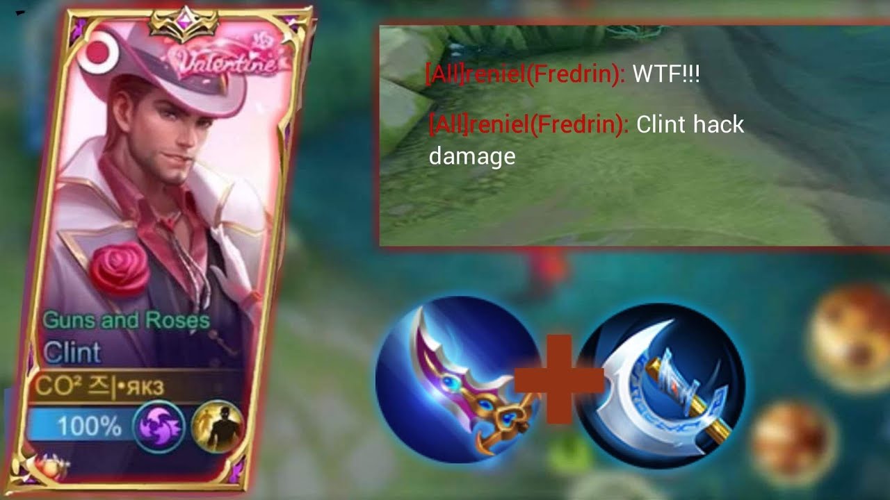 CLINT HACK DAMAGE 😎🔥YOU MOST TRY THIS BUILD (mlbb) clint gameplay - YouTube