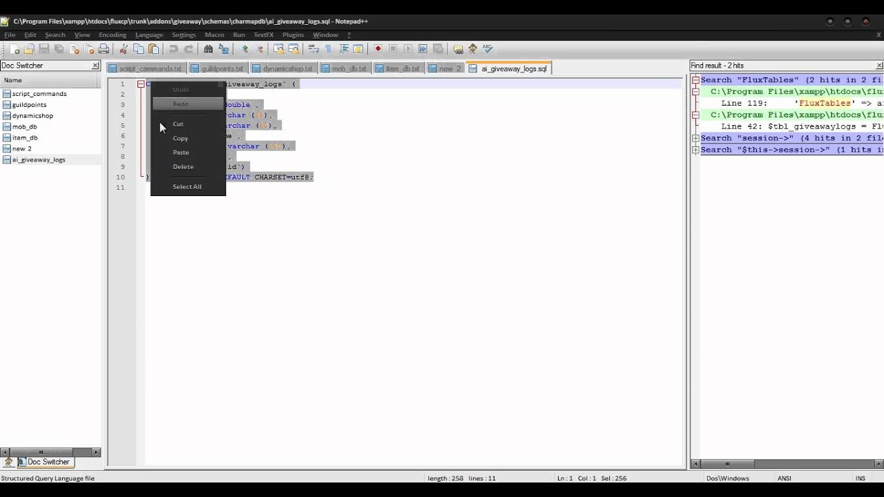 How to install Giveaway FluxCP Add-on - YouTube