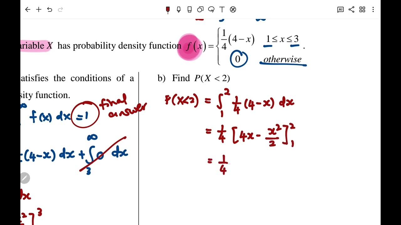 [SM025] 8.2 CONTINUOUS RANDOM VARIABLE (Probability Density Function pdf) Kuliah Isnin 11.03. ...