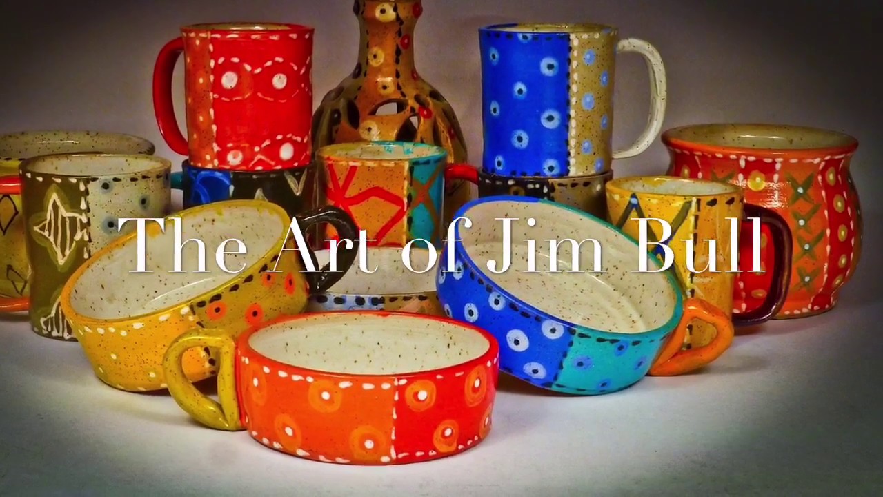 Pottery Art By Jim Bull - YouTube