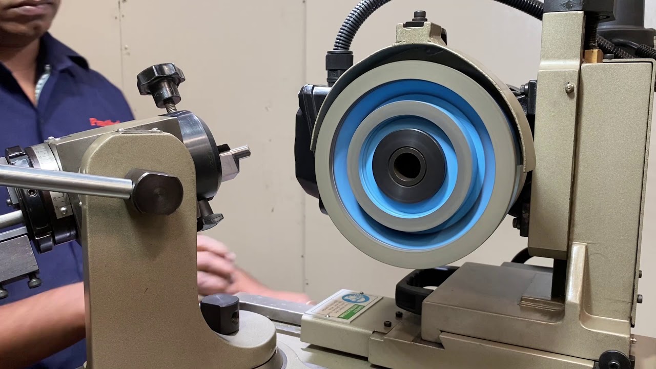 Precihole Gundrill Regrinding Machine - YouTube