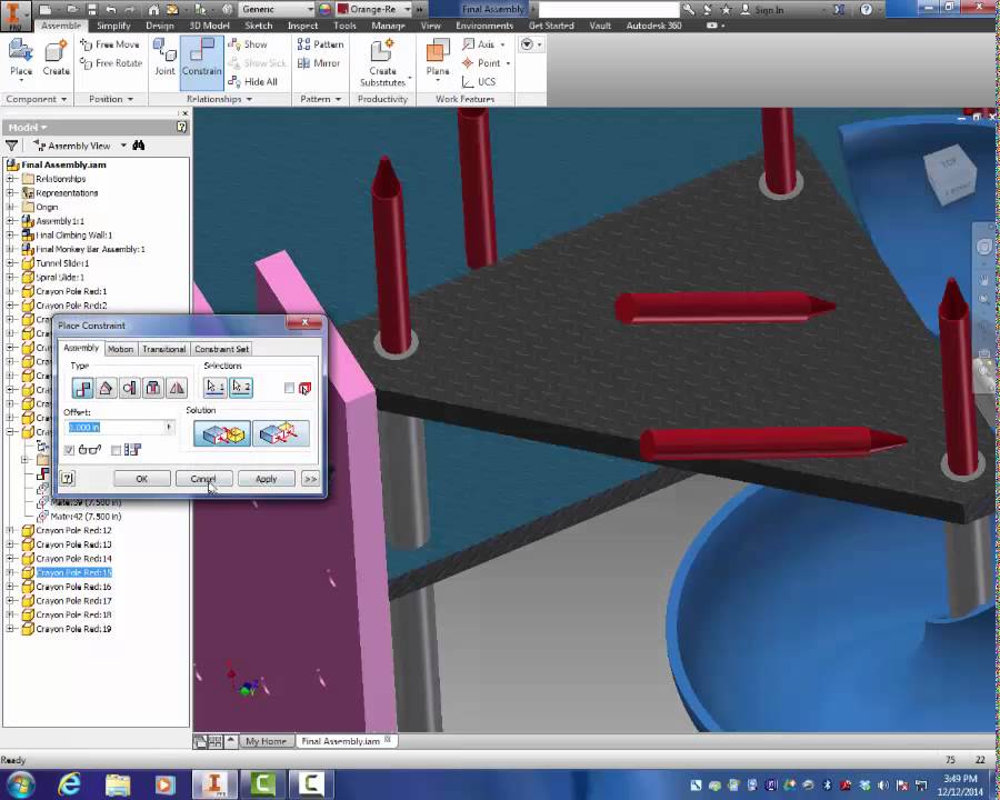 Final Assembly - Part 5 - Crayon Poles - YouTube