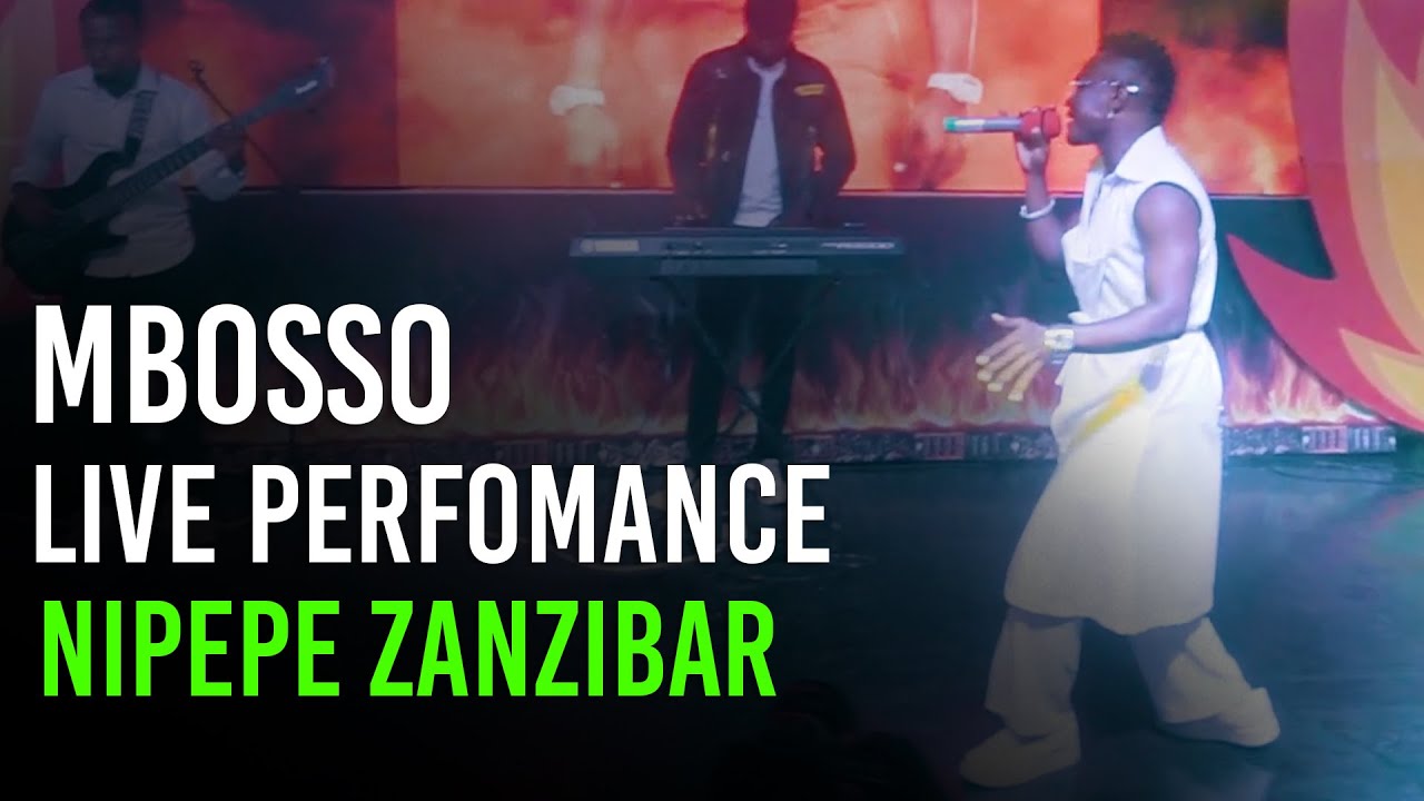 Mbosso live perfomance Nipepe Zanzibar - YouTube